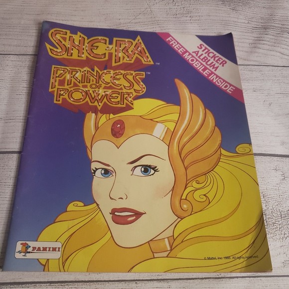 Panini | Toys | Shera Princess Of Power Vintage Panini Sticker Album ...